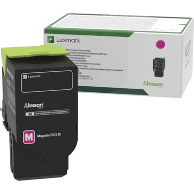 Lexmark Unison Original High Yield Laser Toner Cartridge - Magenta - 1 ...