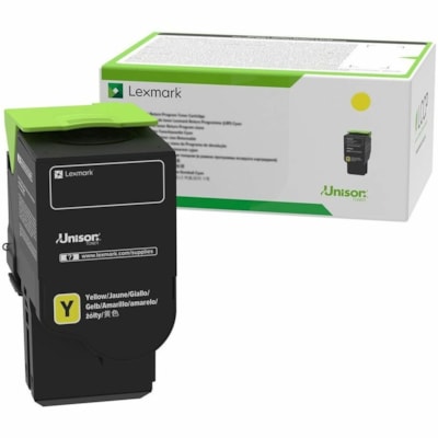 Lexmark Unison Original Ultra High Yield Laser Toner Cartridge - Yellow ...