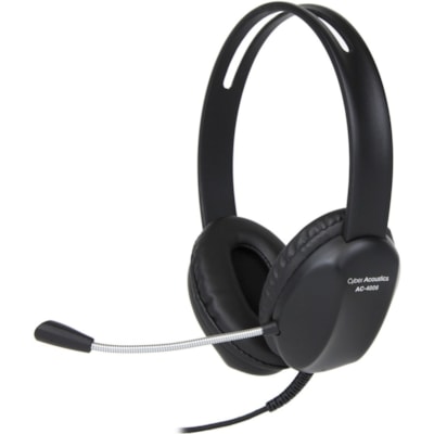 Cyber Acoustics AC-4006 USB Stereo Headset - Stereo - USB - Wired - 20 Hz to 20 kHz - Over-the ...
