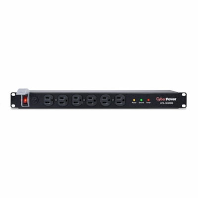 CyberPower CPS1215RMS Rackbar 12 - Outlet Surge with 1800 J - Clamping ...