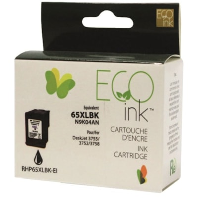 Eco Ink Remanufactured Inkjet Ink Cartridge N9K04AN - Black - 1 Each ...
