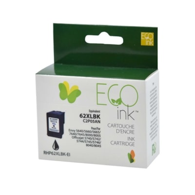 Eco Ink Remanufactured Inkjet Ink Cartridge C2P05AN - Black - 1 Each ...