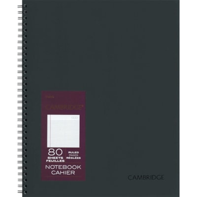 Mead Cambridge Limited Business Notebook - 80 Sheets - Twin Wirebound ...