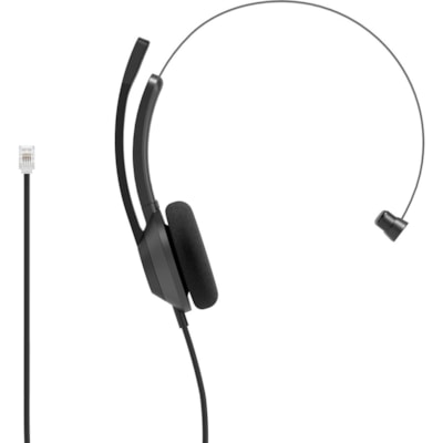 Cisco Headset 321 Wired Single On-Ear Carbon Black RJ9 - Stereo - RJ-9 ...