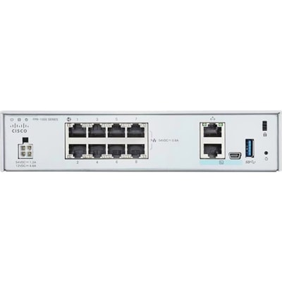 Cisco Firepower FPR-1010 Network Security/Firewall Appliance - 8 Port ...