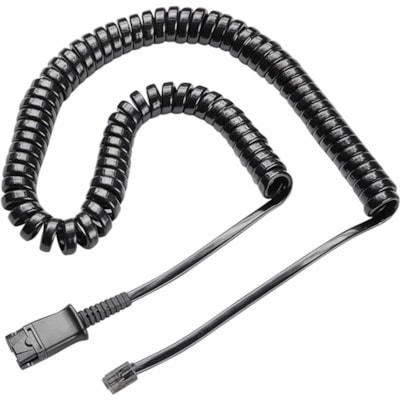 Poly M22 Replacement Coil Cord for Headset - 10 ft (3.05 m) Quick ...