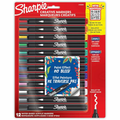 Sharpie Creative Art Marker - Bullet Marker Point - Assorted Colours ...