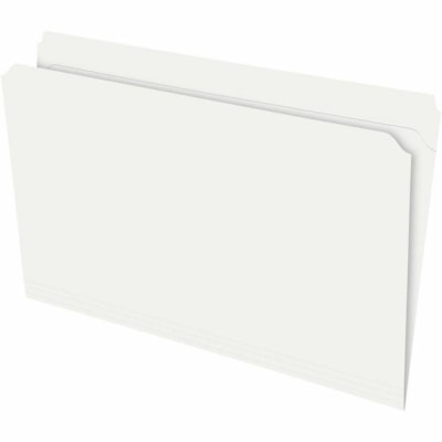 Pendaflex Ivory Reinforced File Folders (8 1/2" x 14") Straight Cut - 8 ...