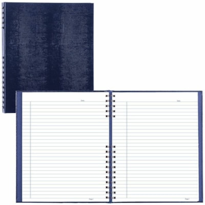 Blueline NotePro Notebook - 200 Pages - Printed - Twin Wirebound - Both ...