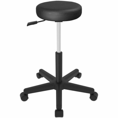 HDL Height Adjustable Mobile Stool - Black Seat Color - Polyurethane ...