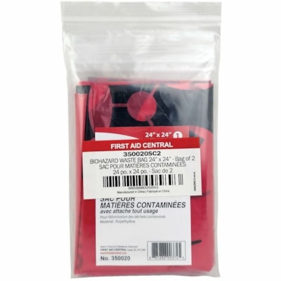 First Aid Central Trash Bag - 37.85 L Capacity - 24" (609.60 mm) Width ...