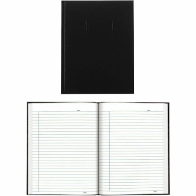 Grand & Toy Executive Notebook, Black, 9 1/4" x 7 1/4" , Perfect ...