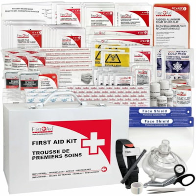 First Aid Central First Aid Kit213 x Piece(s) - Metal Case, 1 EACH ...
