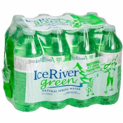 Ice River Bottled Water - 500 mL - Natural - 12 / Case | Grand & Toy