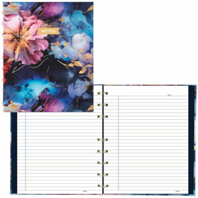 Blueline NotePro Notebook - 192 Pages - Twin Wirebound - Ruled Margin ...