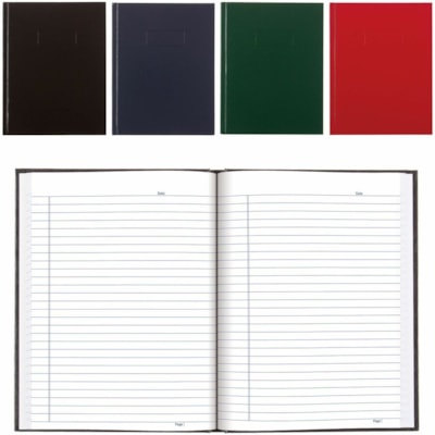 Blueline A9 4-Pack Notebooks, Hard Cover, Perfect Binding, 192 Pages ...