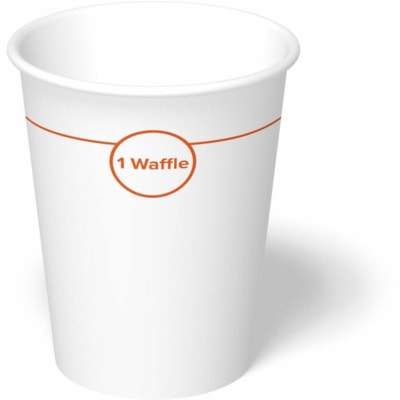 GRAPHIC PACKAGING Waffle Cold Cup 6 oz - 177.44 mL - Paper - Oatmeal ...
