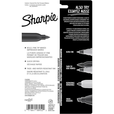 Sharpie Mystic Gems Permanent Markers - Fine Marker Point - Assorted ...